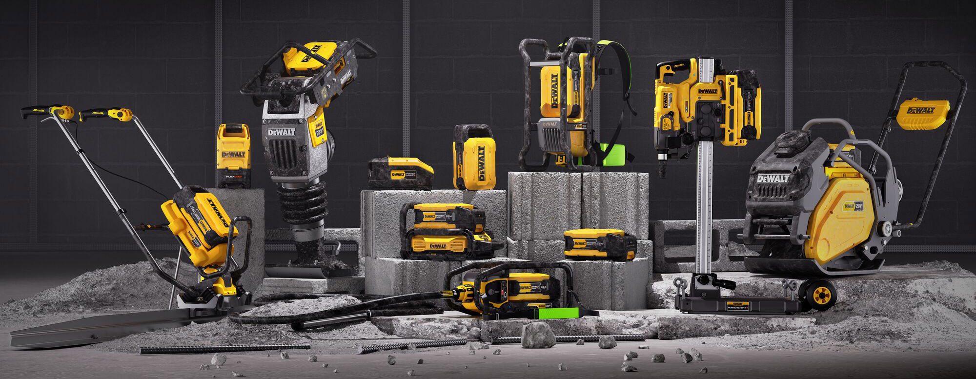 Dewalt PowerShift Landing Page